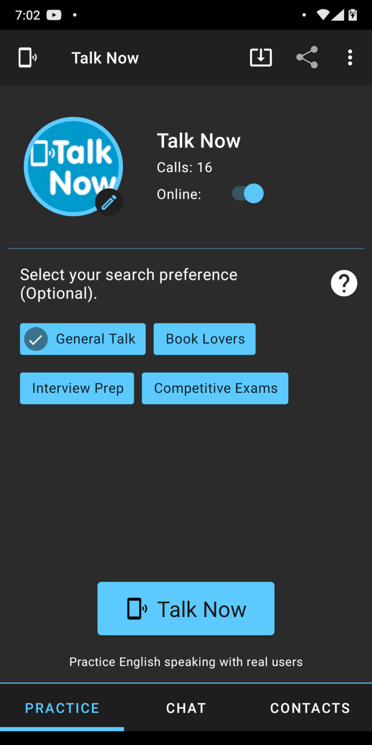 How can I start practice in the TALK NOW app. - Talk Now App - Blog